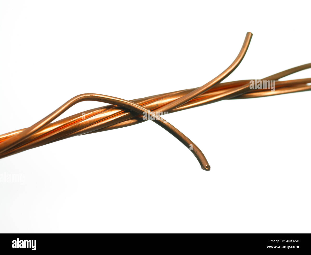 line wire, copper, iron, interlacement of threads, plait, plaiting ...