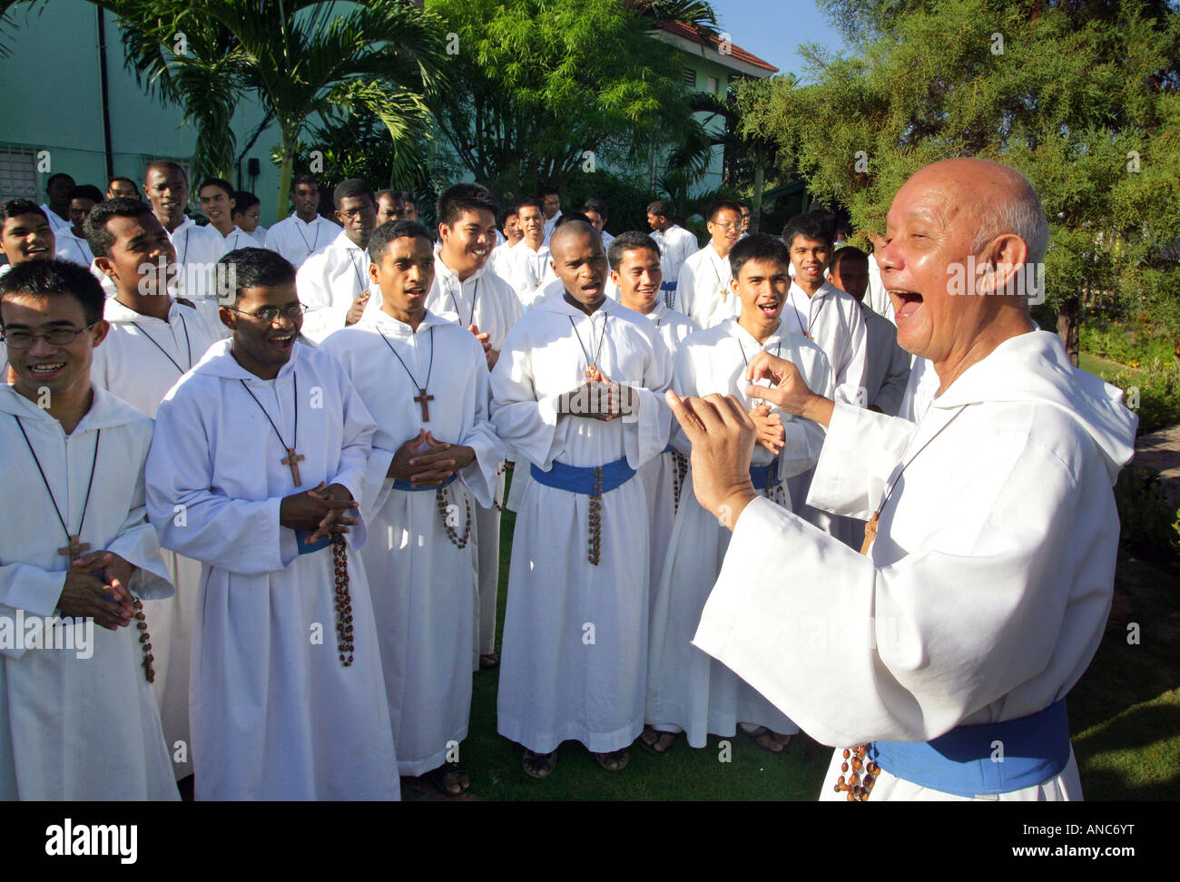 Father Richard Ho Lung (right), founder and head of the roman catholic ...