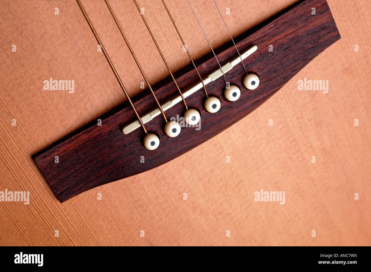 closeup details of an acoustic wooden guitar Stock Photo - Alamy