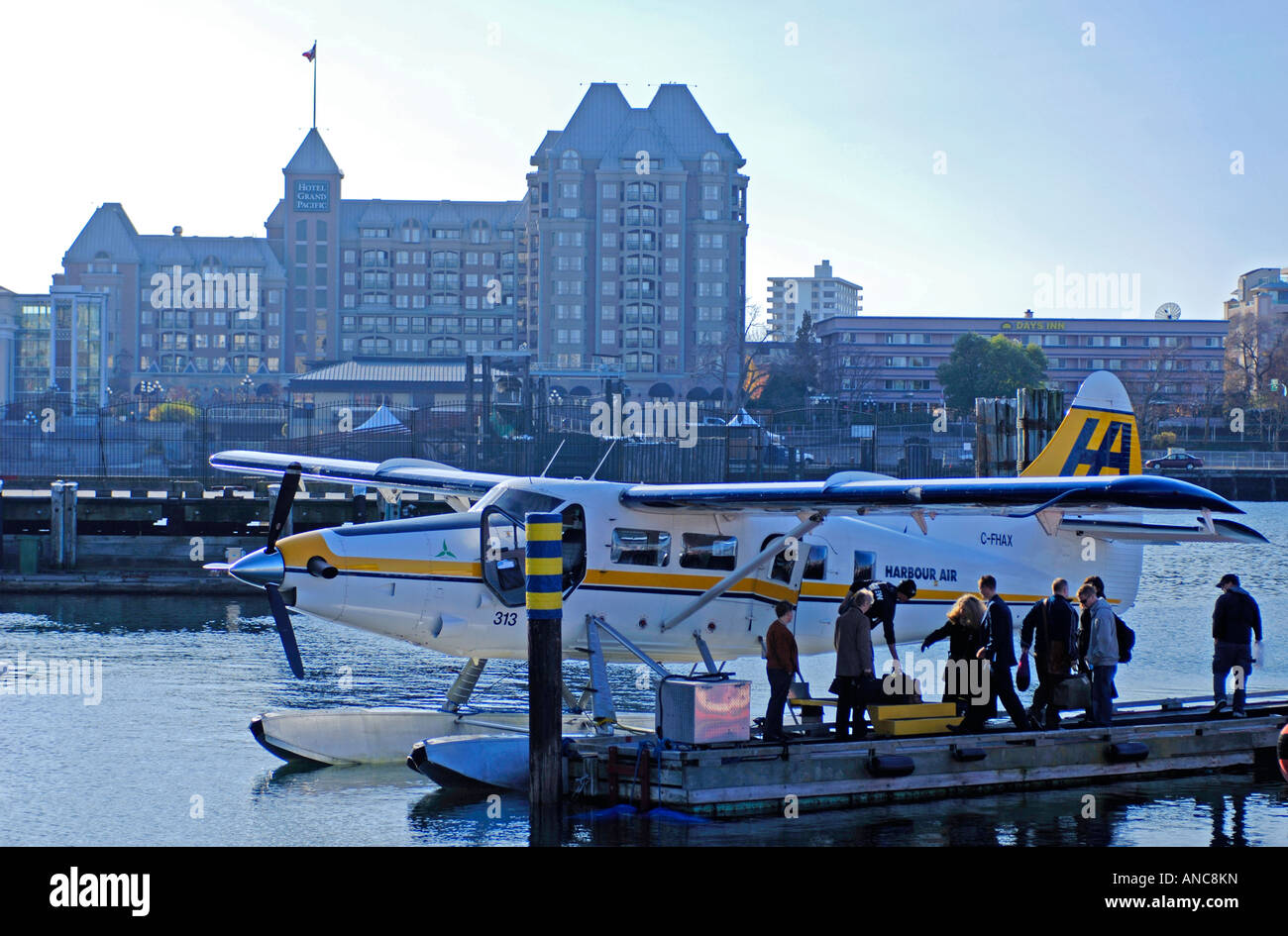 Victoria Harbour Air Seaplane Berth Stock Photo - Alamy