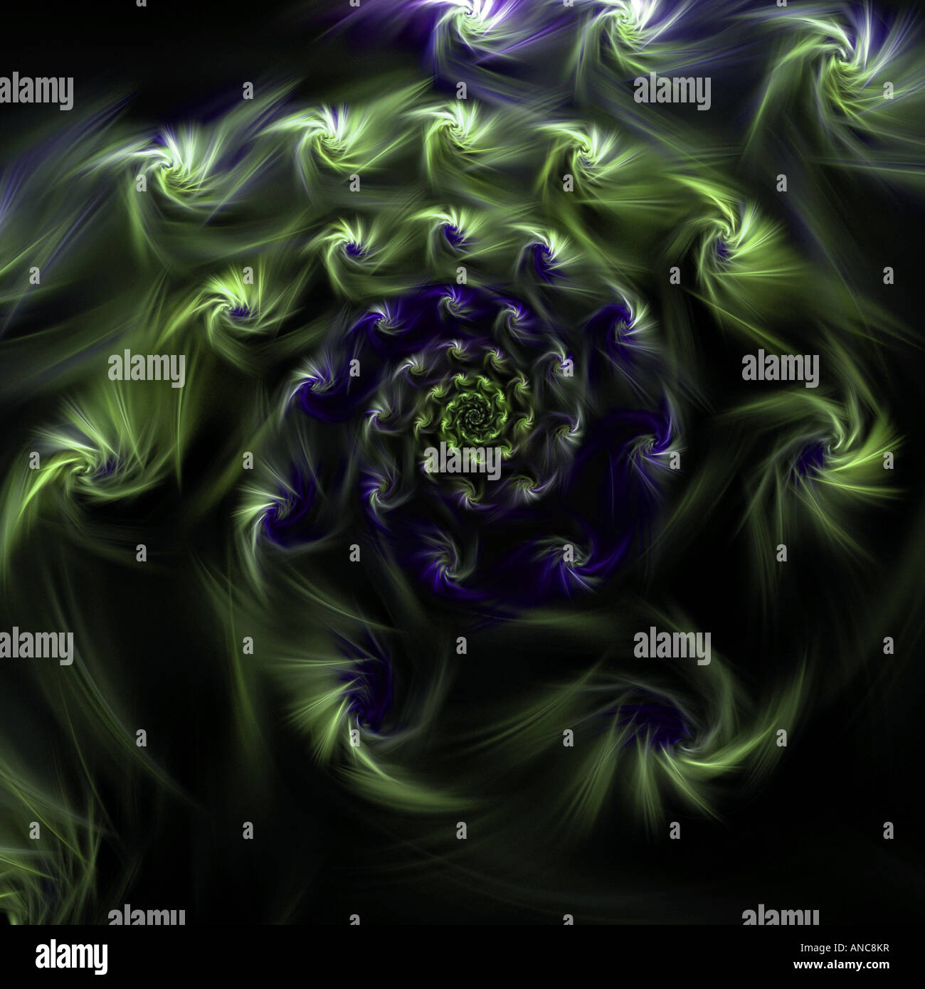 Abstract fractal image resembling a starry night Stock Photo - Alamy