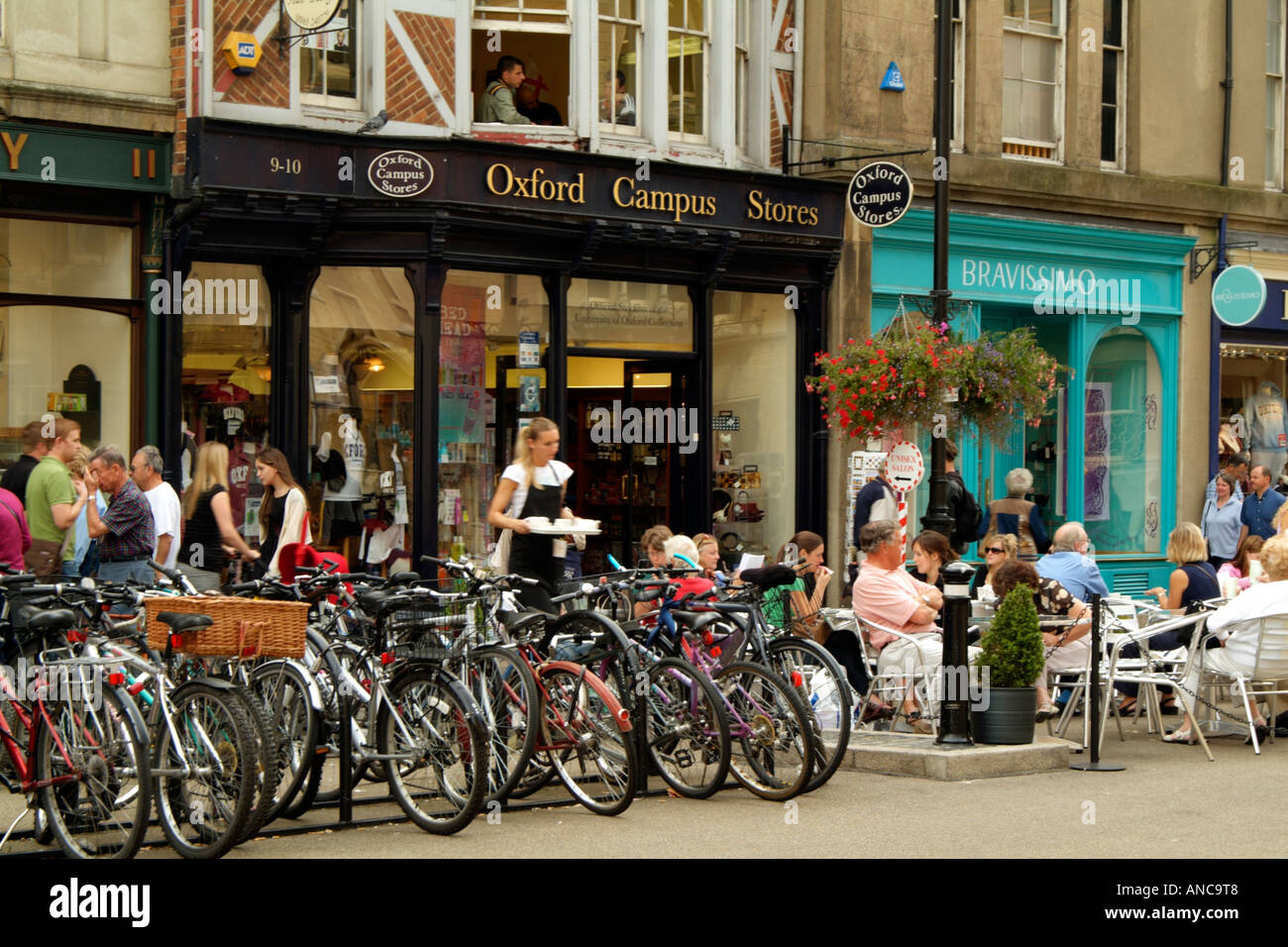 Cycles in Oxford England UK. Cycling a method of transport around this ...