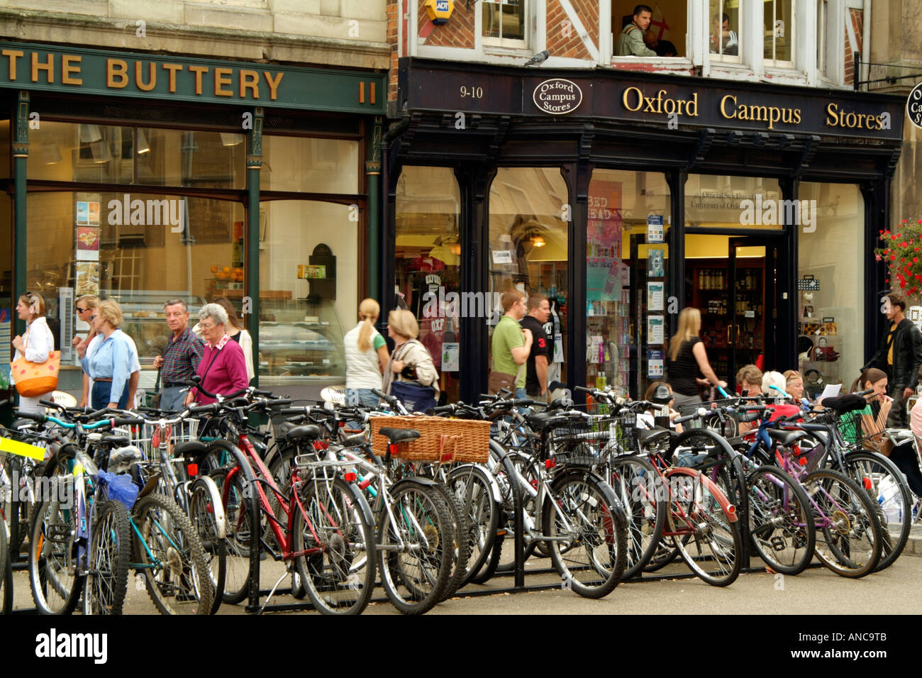 Cycles in Oxford England UK. Cycling a method of transport around this ...