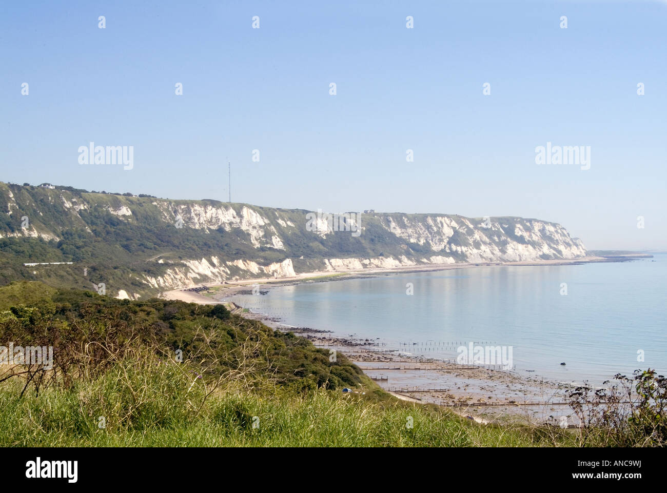 white cliffs of dover landmark england great Stock Photo - Alamy