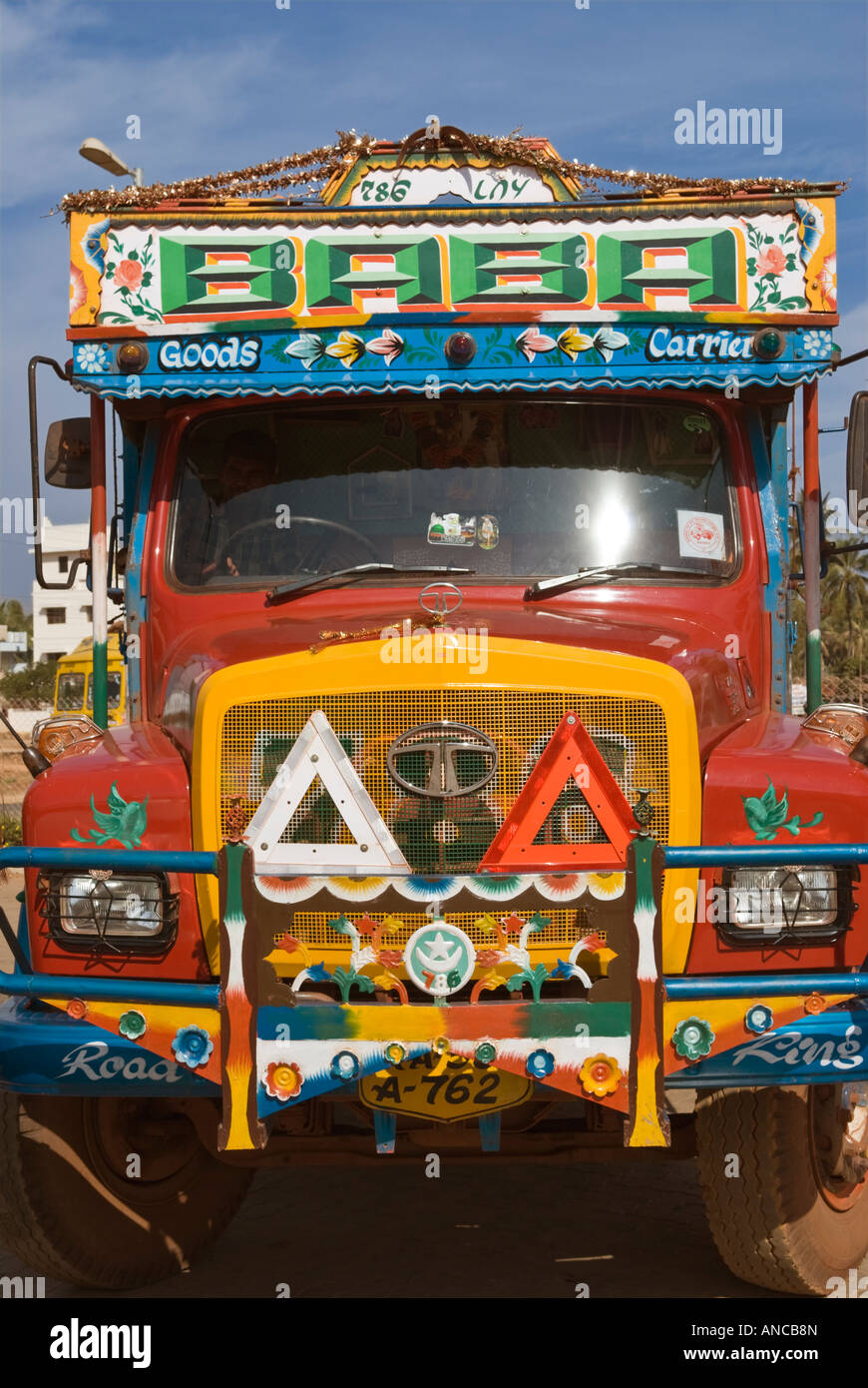 Colourful lorry Karnataka India Stock Photo - Alamy