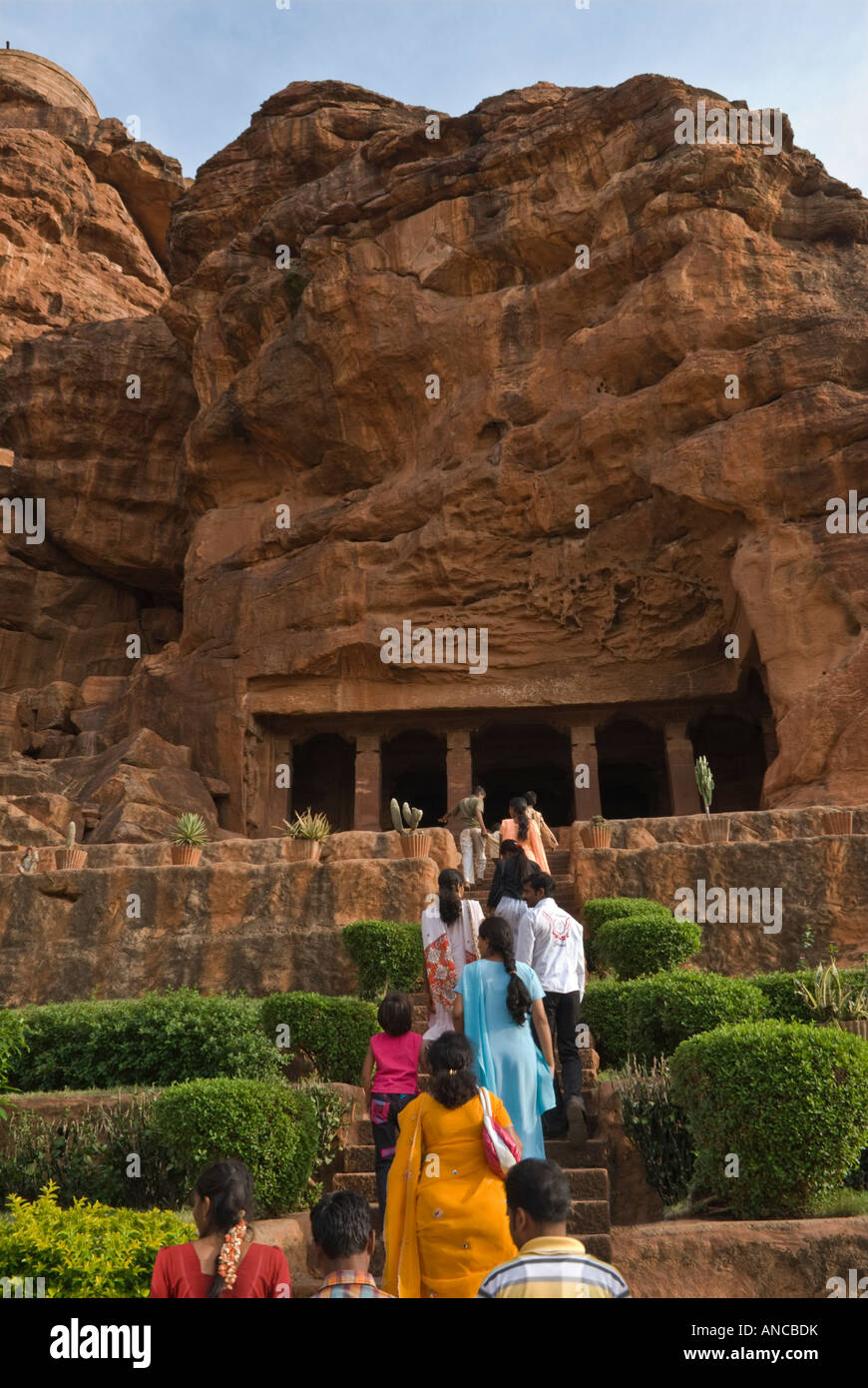 Badami Cave Temple Karnataka India Stock Photo - Alamy