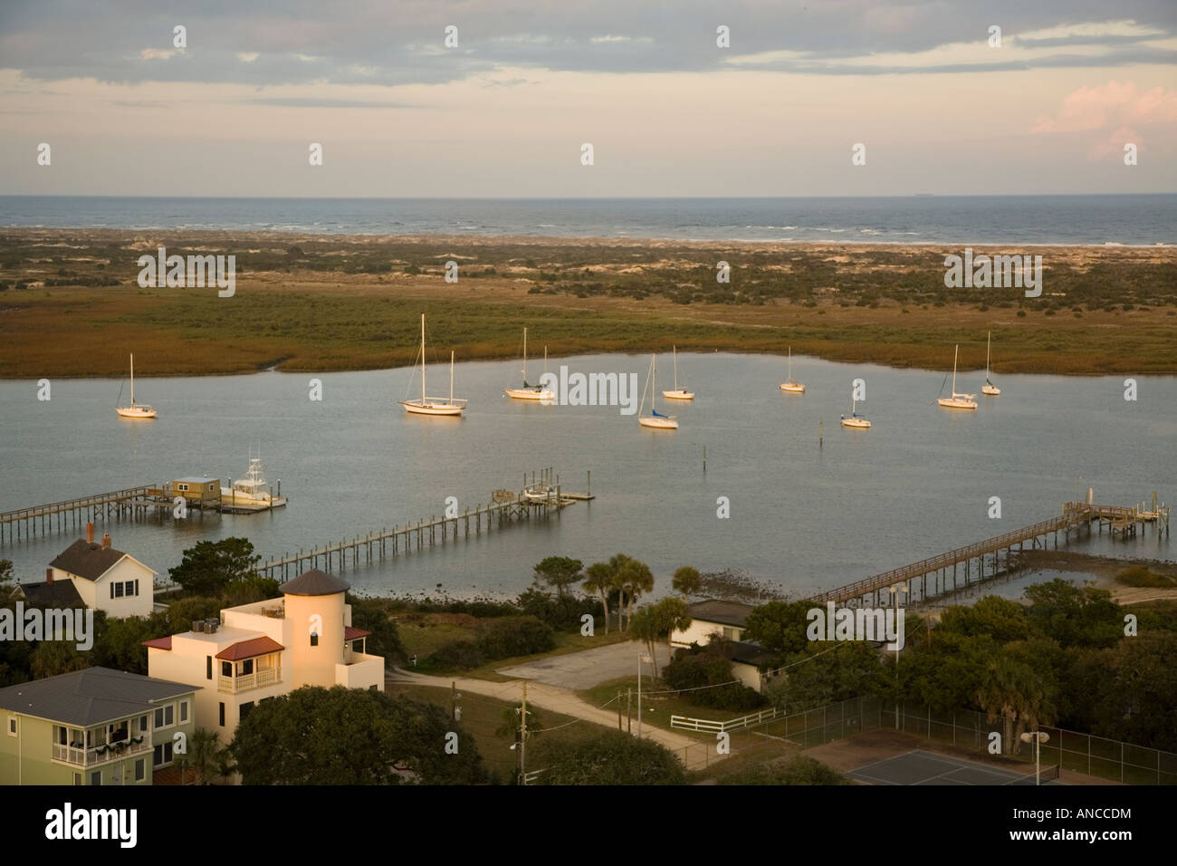 St augustine florida aerial view hi-res stock photography and images ...