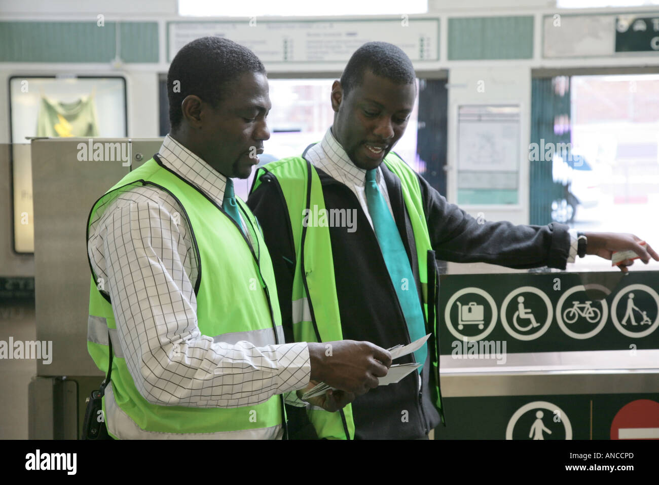 Station workers hi-res stock photography and images - Alamy