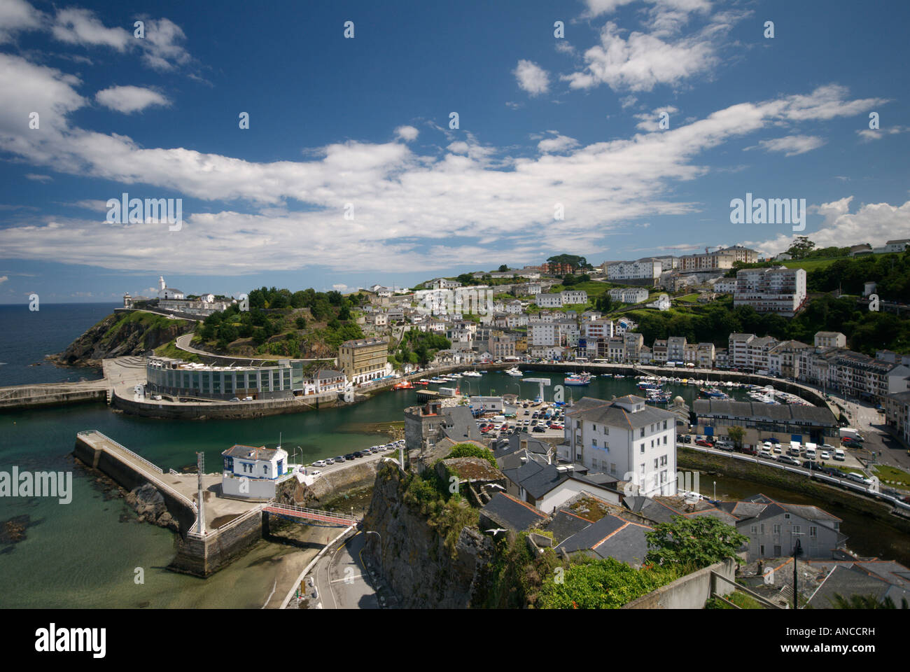 The fishing village of Luarca, Asturias Stock Photo - Alamy