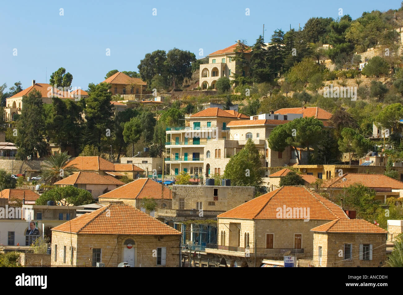 Deir Al Qamar Lebanon Middle East Stock Photo - Alamy
