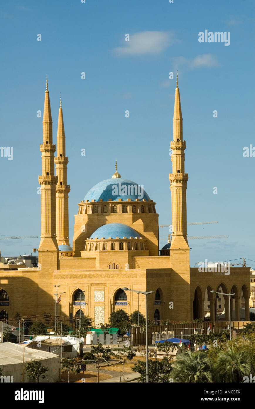 Muhammad Al Amin Mosque downtown Beirut Lebanon Middle East Stock Photo ...