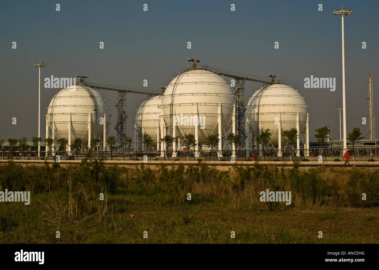 CNOOC Oil Tank 2 Stock Photo - Alamy