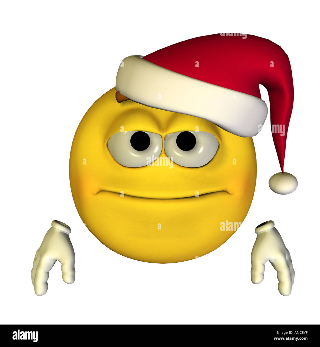 Emoticon santa claus Cut Out Stock Images & Pictures - Alamy