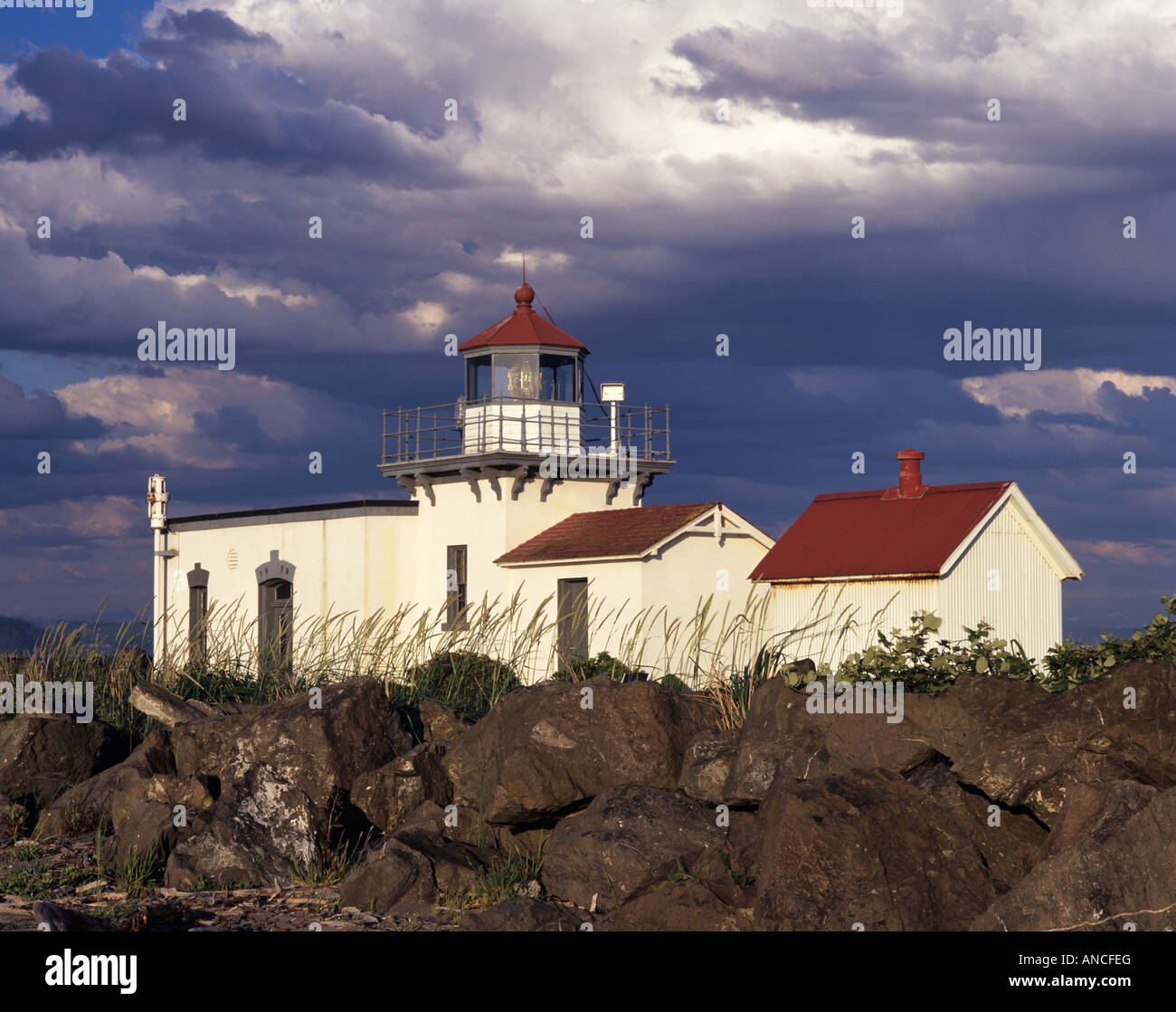 Point no point lighthouse hansville hi-res stock photography and images ...