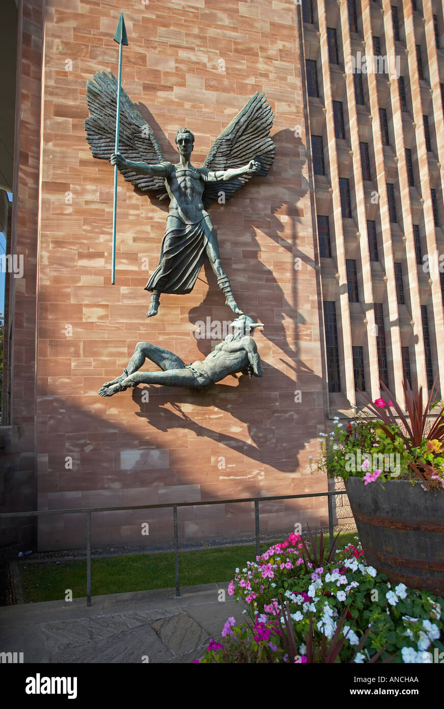 Statue saint michael defeating satan hi-res stock photography and ...