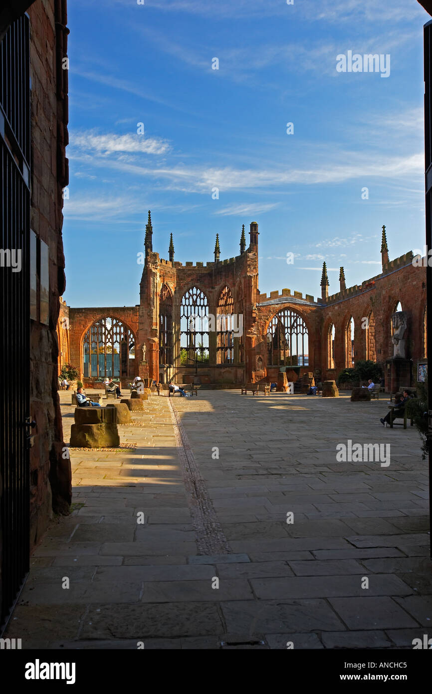 Coventry Cathedral Ruins, Coventry, England, UK Stock Photo - Alamy