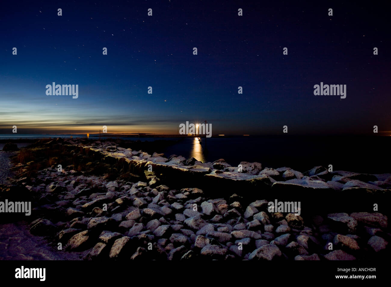 Lighthouse at Grotta in Reykjavik Iceland Vitinn að Gróttu Gróttuviti ...