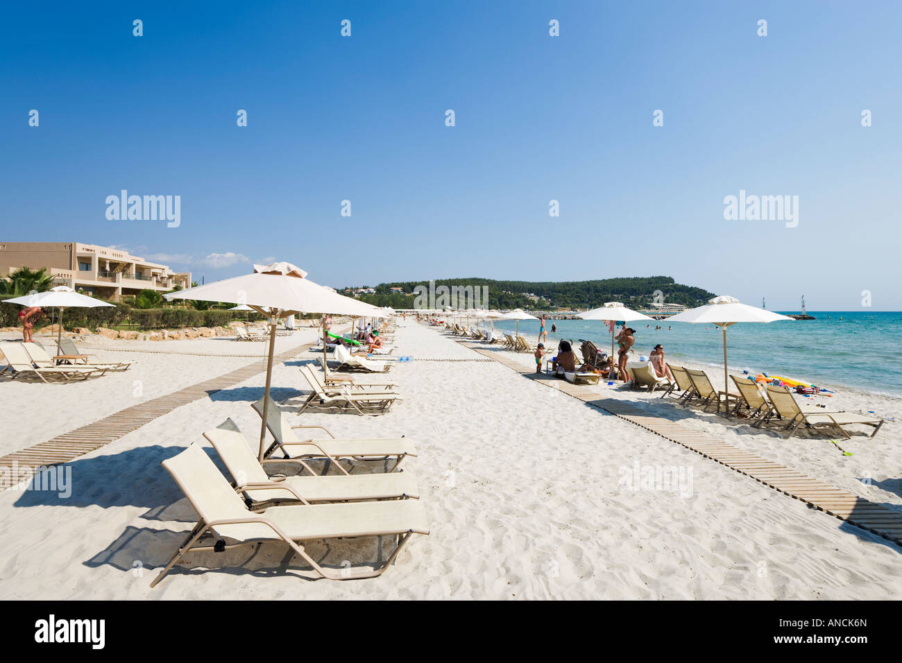 Kassandra beach greece sani hi-res stock photography and images - Alamy