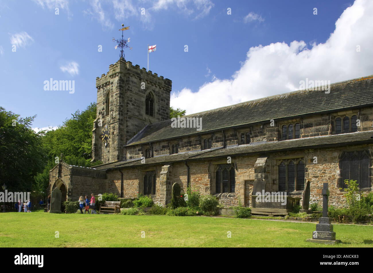 St Andrew Church Kildwick North Yorkshire Stock Photo - Alamy
