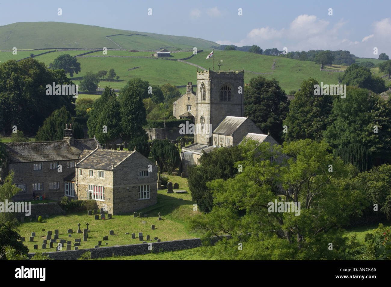 St Wilfred church Burnsall village North Yorkshire Stock Photo - Alamy