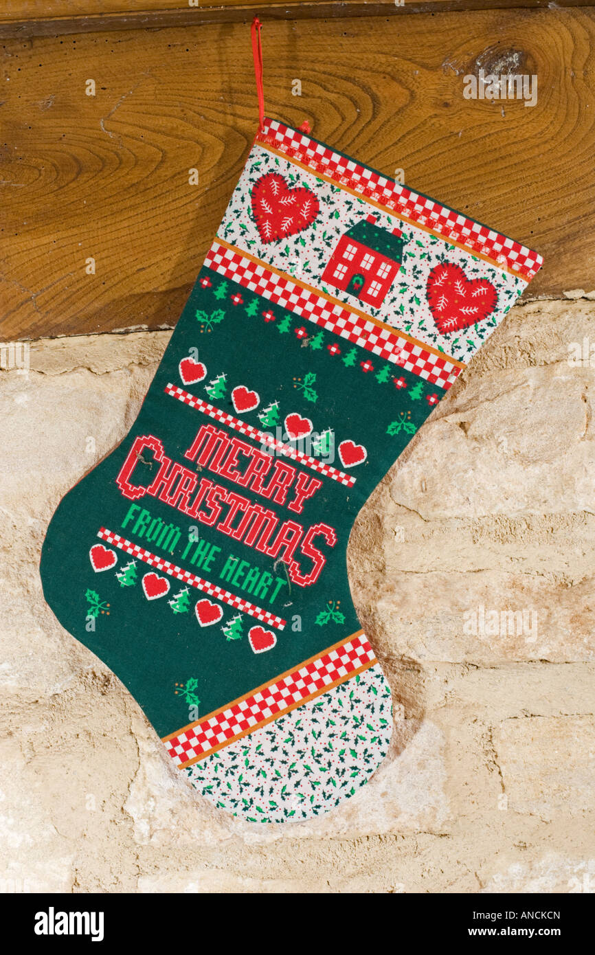 Empty christmas xmas stocking hung hi-res stock photography and images ...