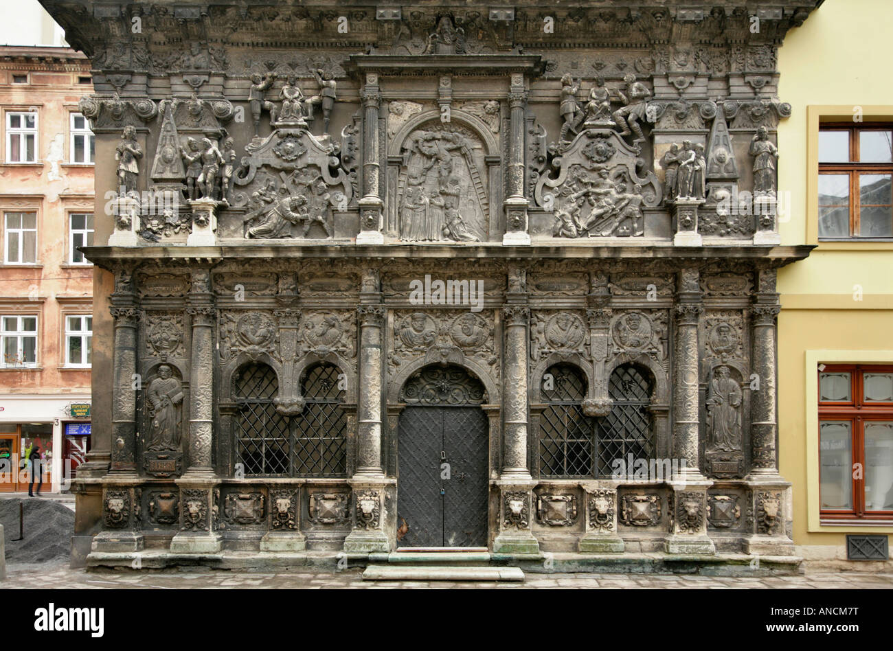 Facade of the Boim Chapel, Lviv (Lvov), Ukraine Stock Photo - Alamy