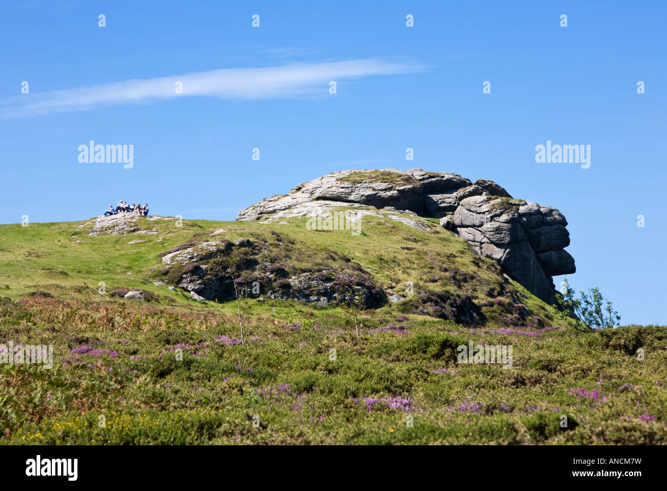 Saddle Tor on Dartmoor, Devon, England, UK Stock Photo - Alamy