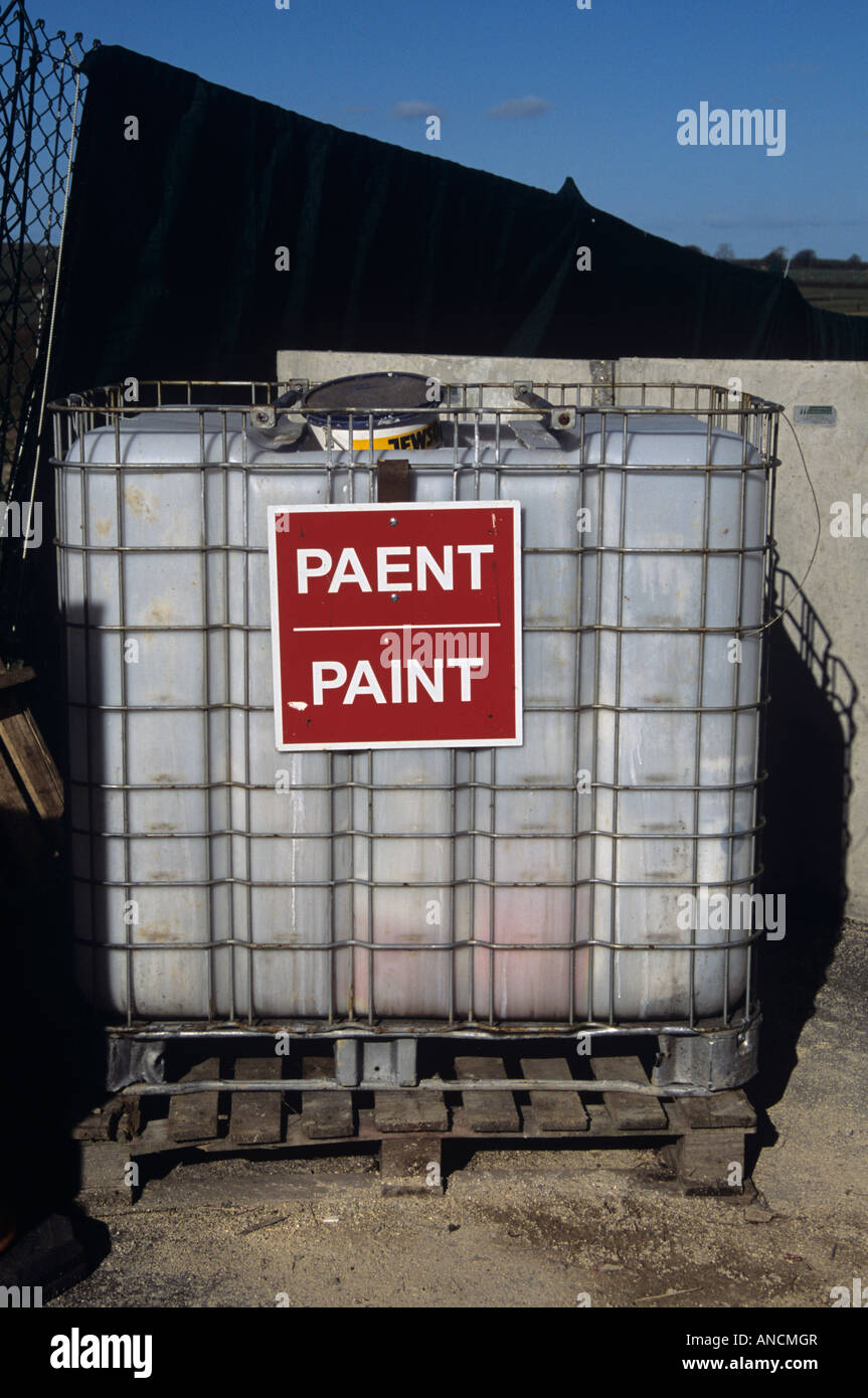Paint products disposal hi-res stock photography and images - Alamy