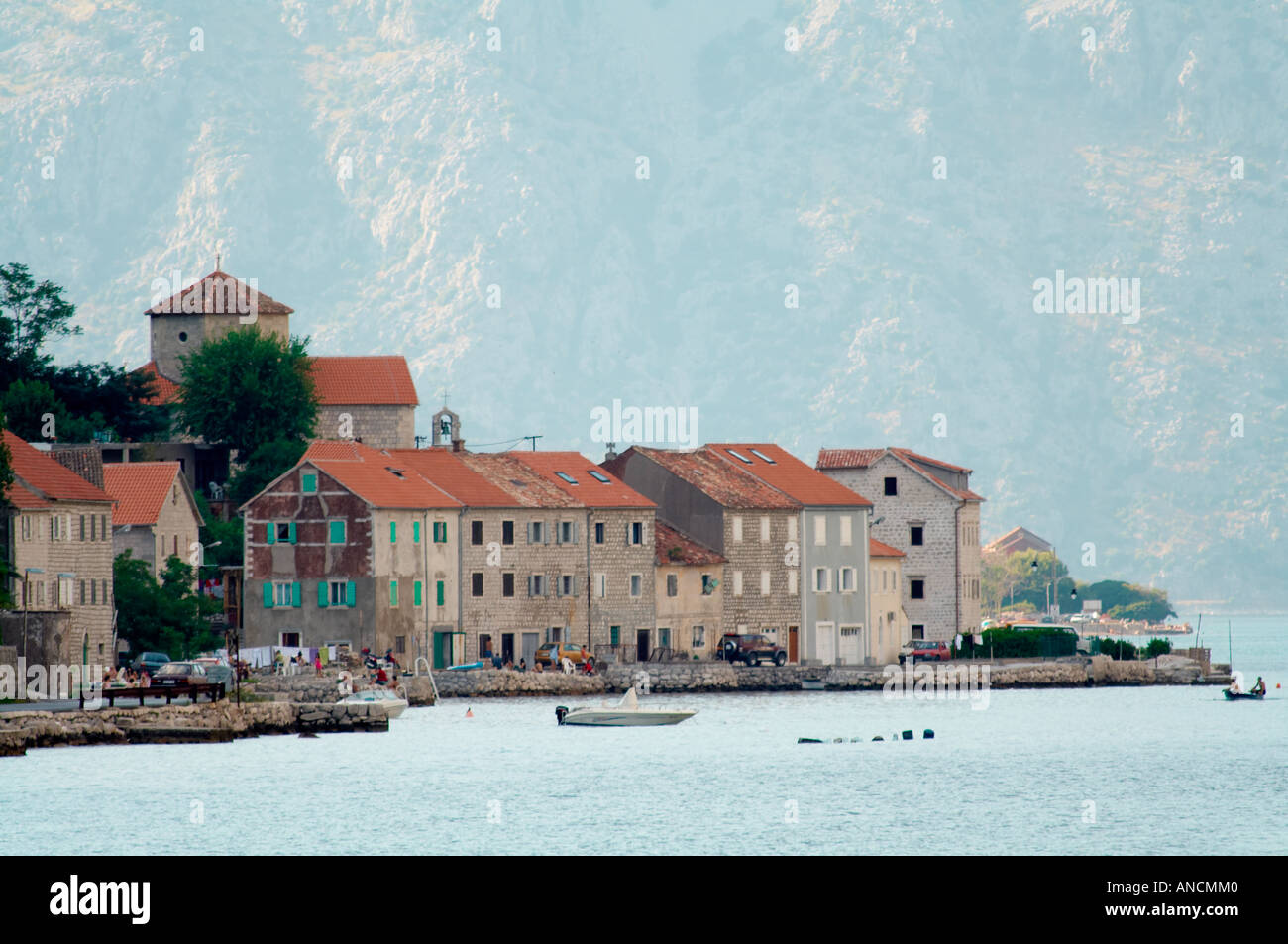 Town of Muo in Bay of Kotor in Montenegro, Europe Stock Photo - Alamy