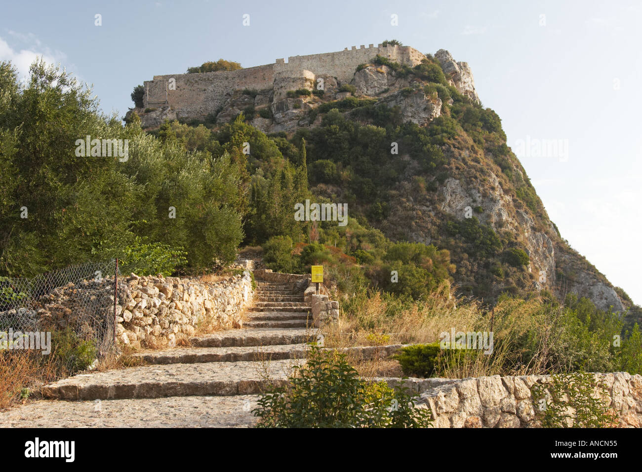 Angelokastro, Fortress of the Angels. Corfu island, Greece Stock Photo ...