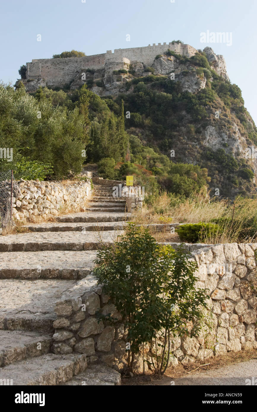 Old fortress angelokastro hi-res stock photography and images - Alamy