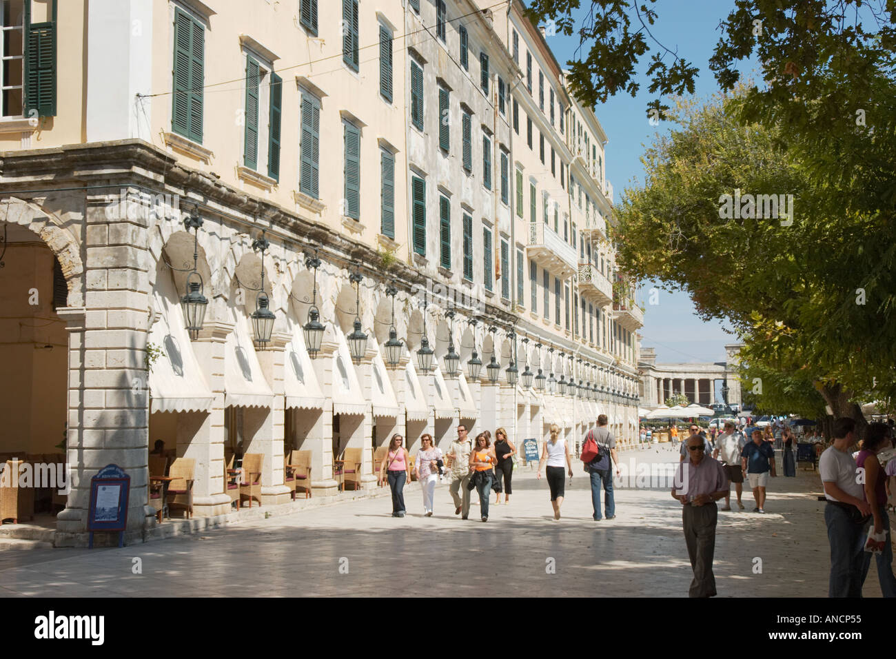 Liston Arcade Old Town Corfu High Resolution Stock Photography and ...