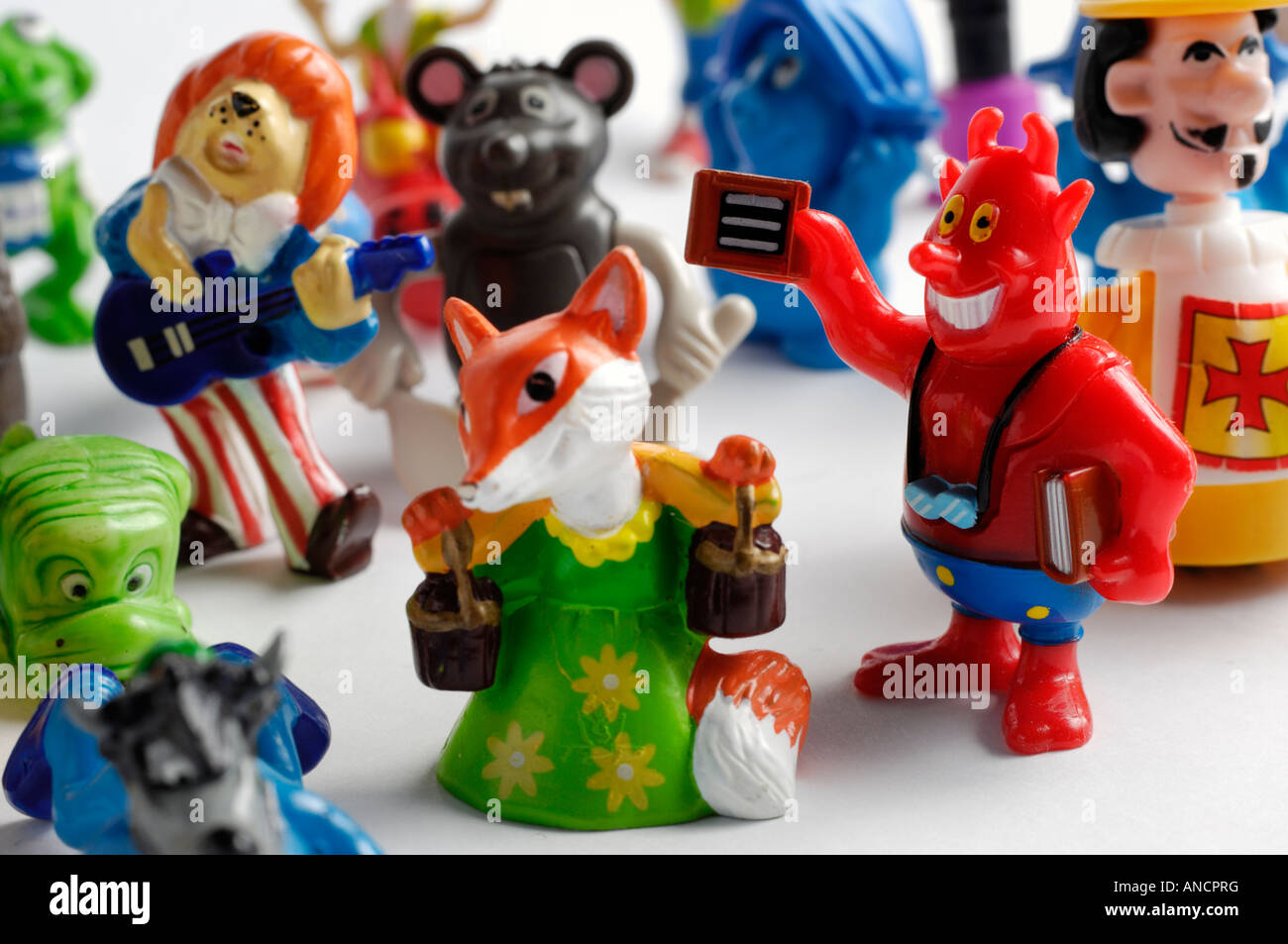 Kinder Surprise colorful toys close up Stock Photo - Alamy