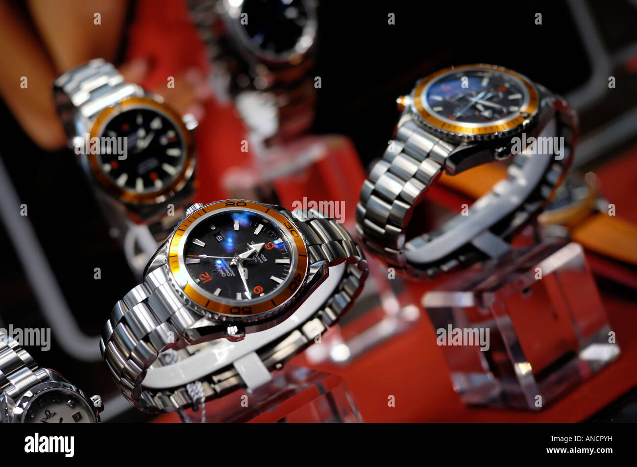 Omega watch store hi-res stock photography and images - Alamy