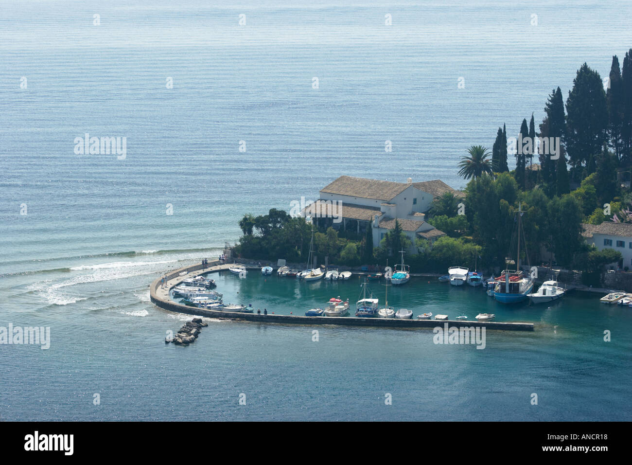Kouloura corfu greece harbour kerkyra hi-res stock photography and ...