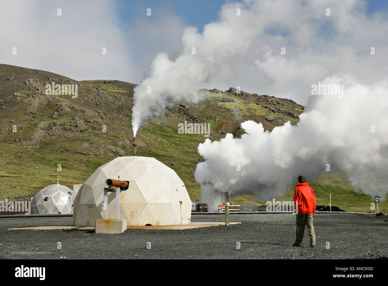 Borehole at Geothermal Power Plant Nesjavellir Iceland Stock Photo ...