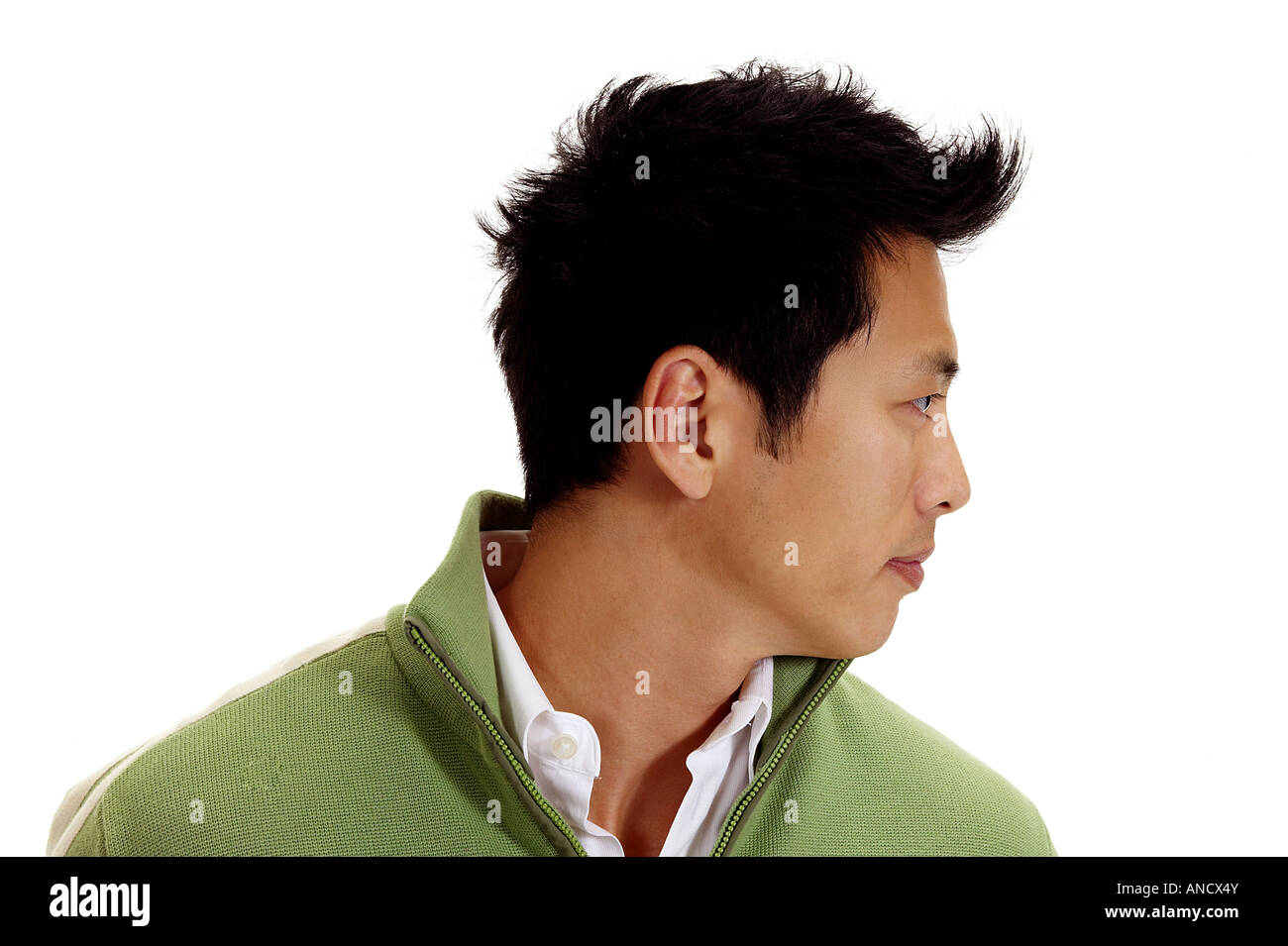 Asian guy profile hi-res stock photography and images - Alamy
