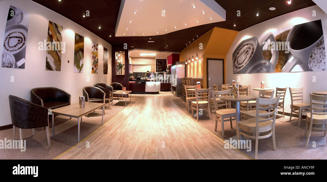 Interior of Coffee Shop Stock Photo - Alamy