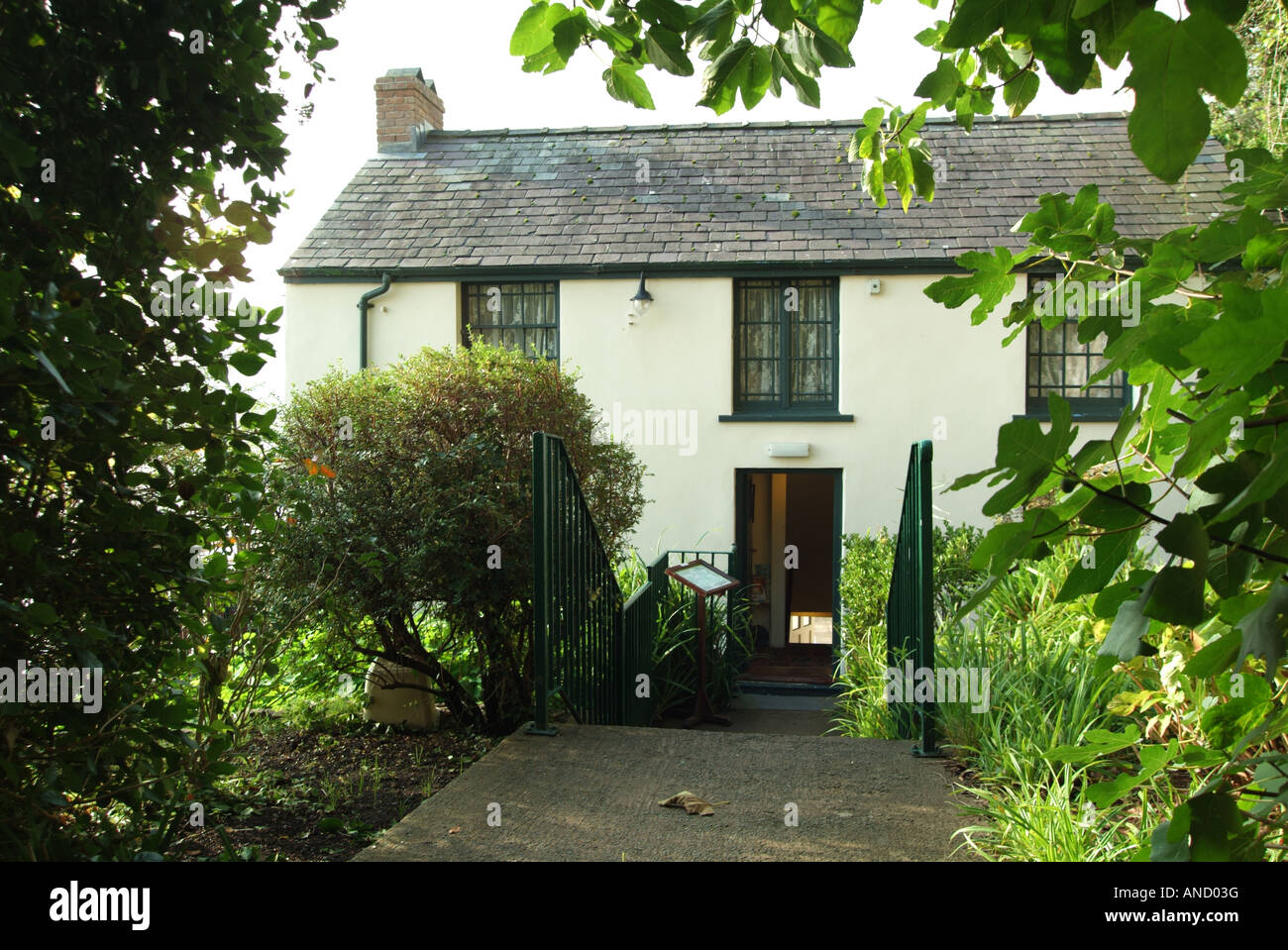 Dylan Thomas Boathouse Laugharne Stock Photo - Alamy