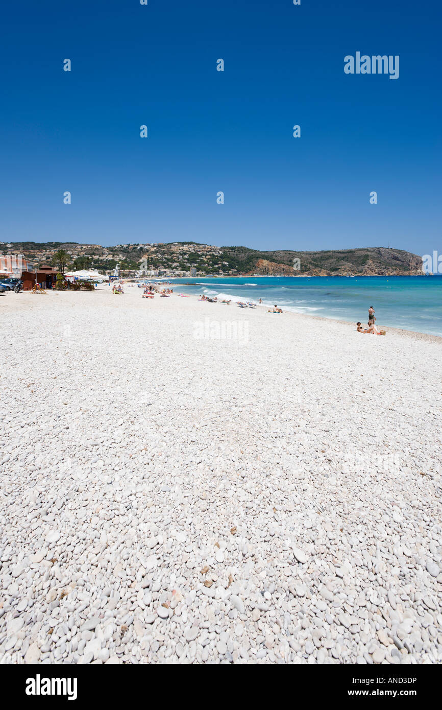 Main Beach, Javea, Costa Blanca, Spain Stock Photo - Alamy