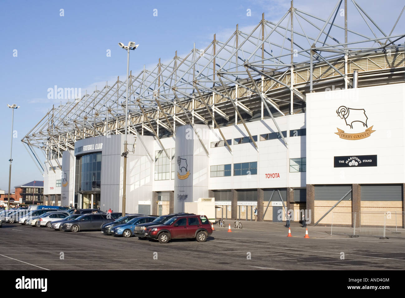 Pride Park Football Stadium, home to Derby County Football Club in ...