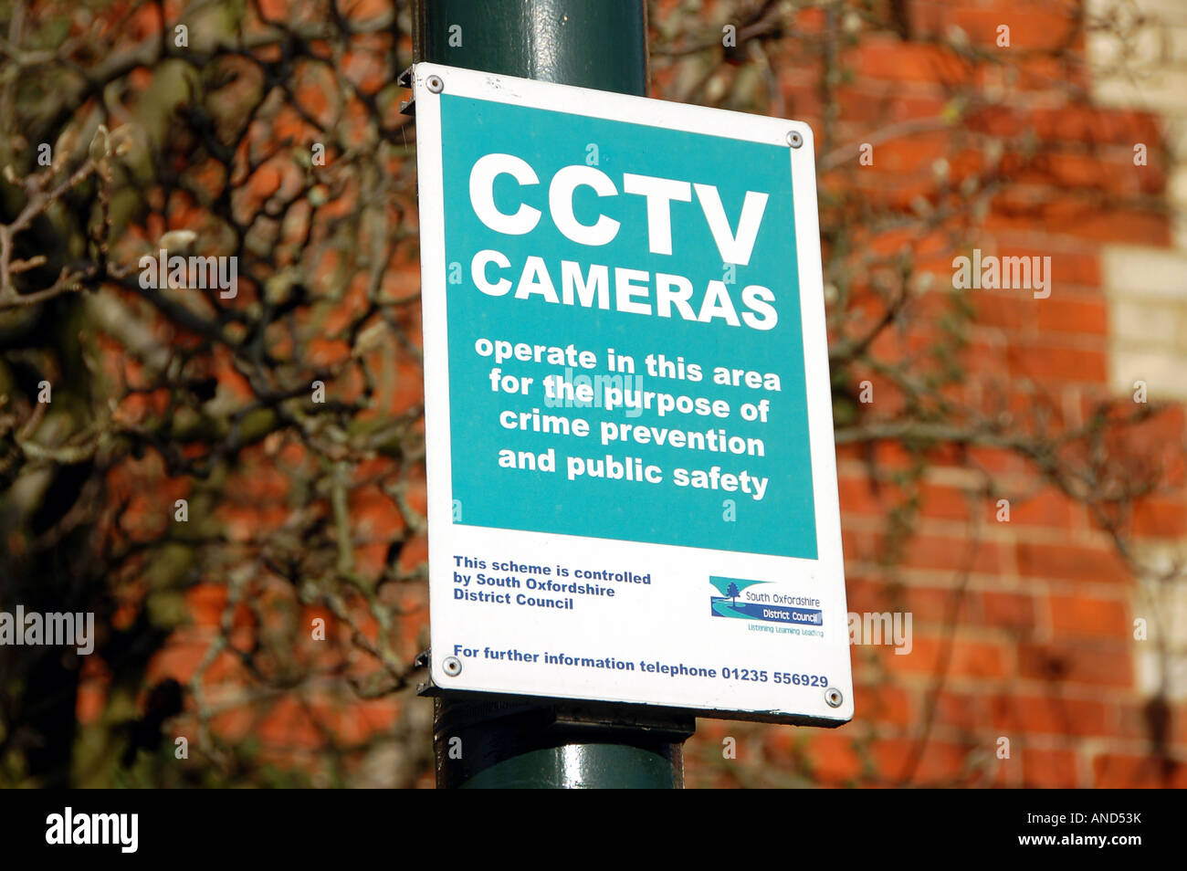 Cctv camera warning sign hi-res stock photography and images - Alamy
