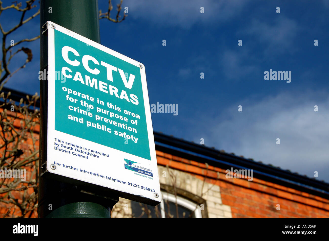 CCTV camera sign, Henley-on-Thames, Oxfordshire Stock Photo - Alamy
