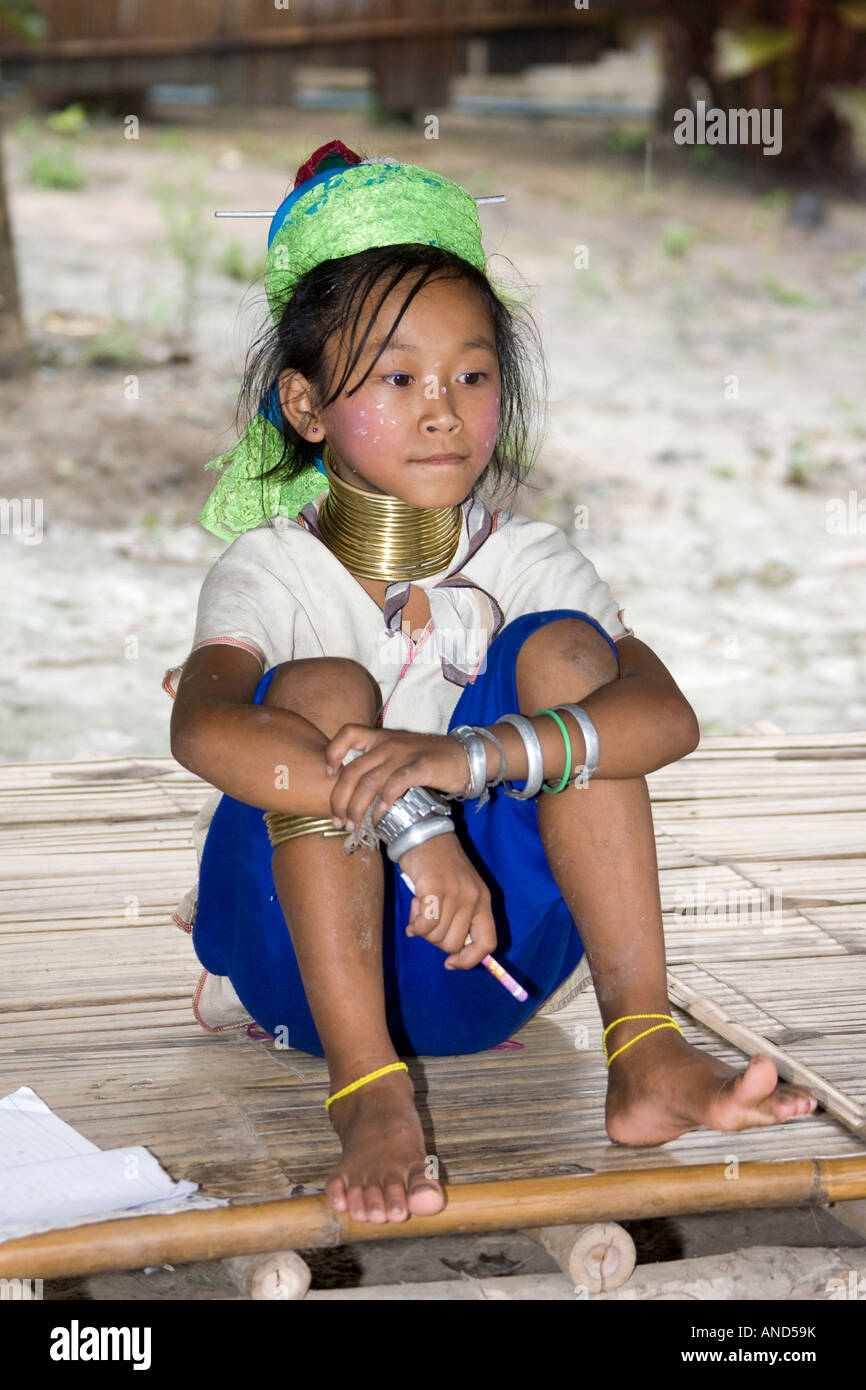 Karen Long Necks Chiang Mai Thailand Stock Photo - Alamy