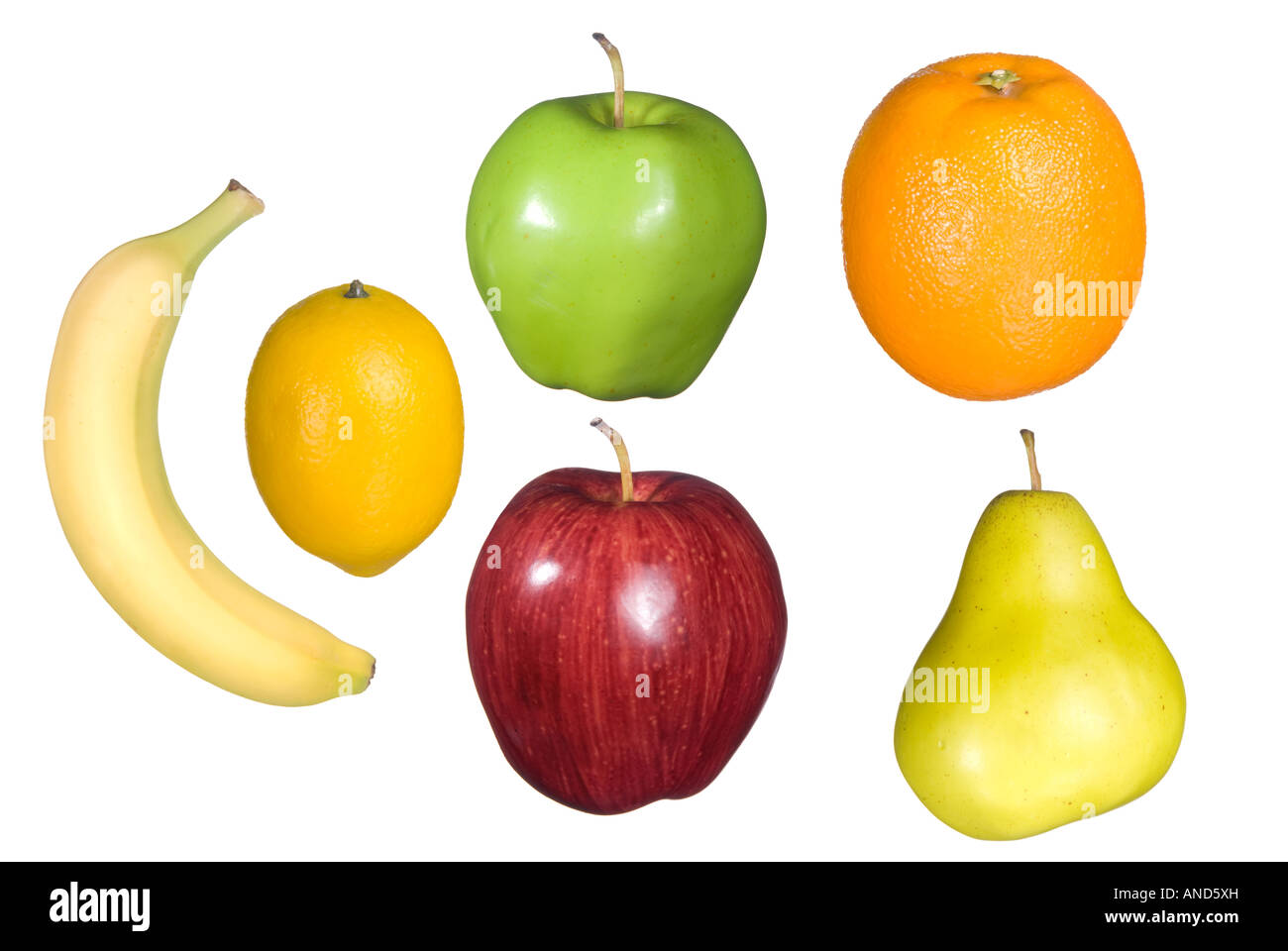 Fresh assortment of fruit to highlight freshness and healthy lifestyles ...