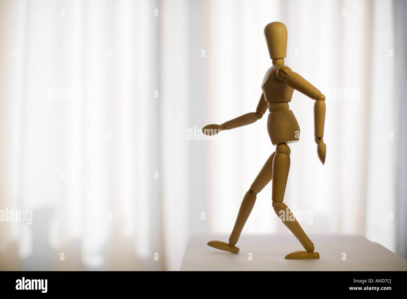 wooden dummy substituting different human body expressions Stock Photo ...