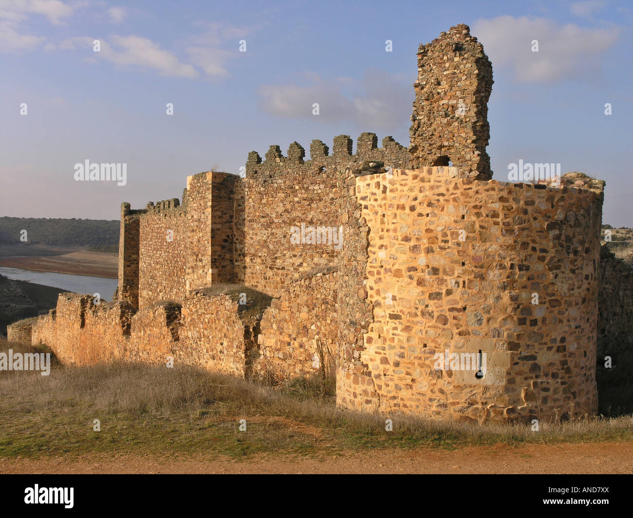 Castrotorafe castle in San Cebrian de Castro Zamora province Spain ...