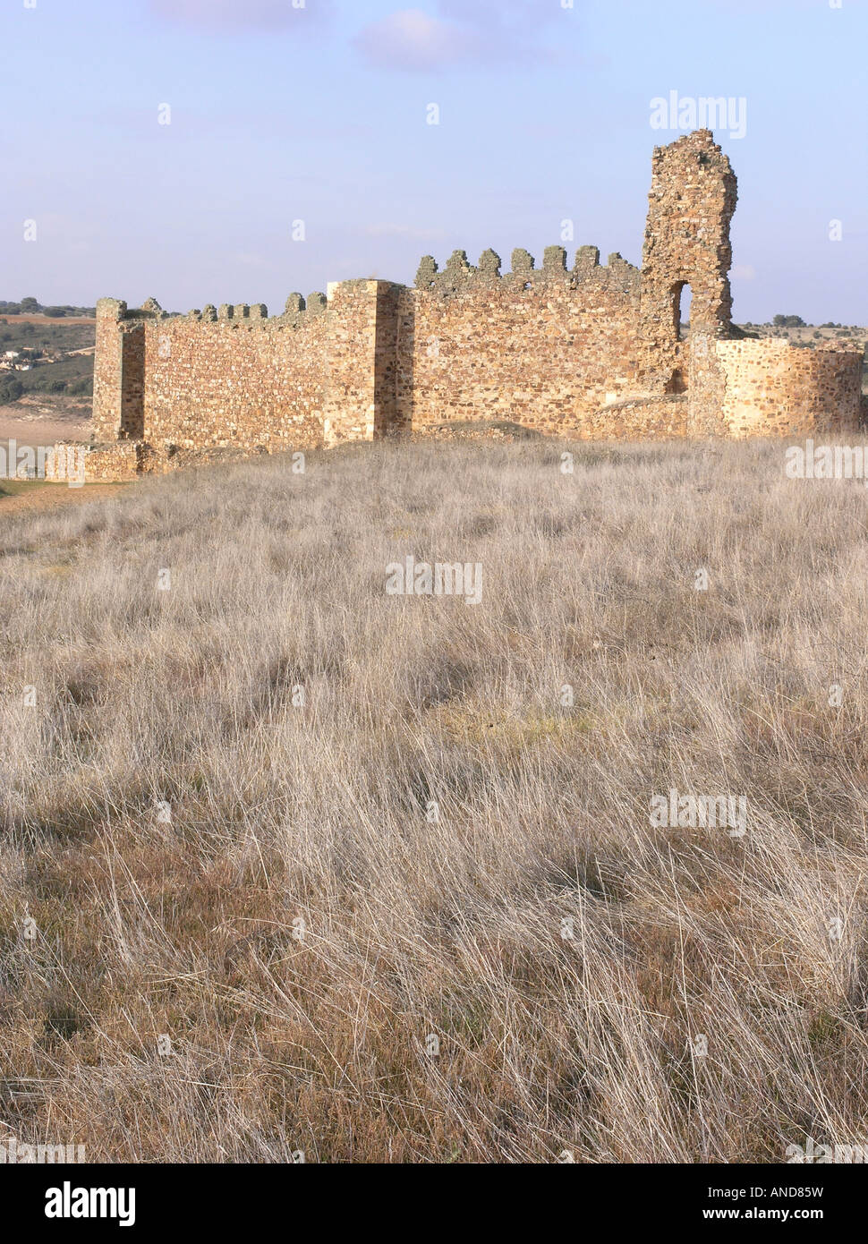 Ruins castle castrotorafe zamora hi-res stock photography and images ...
