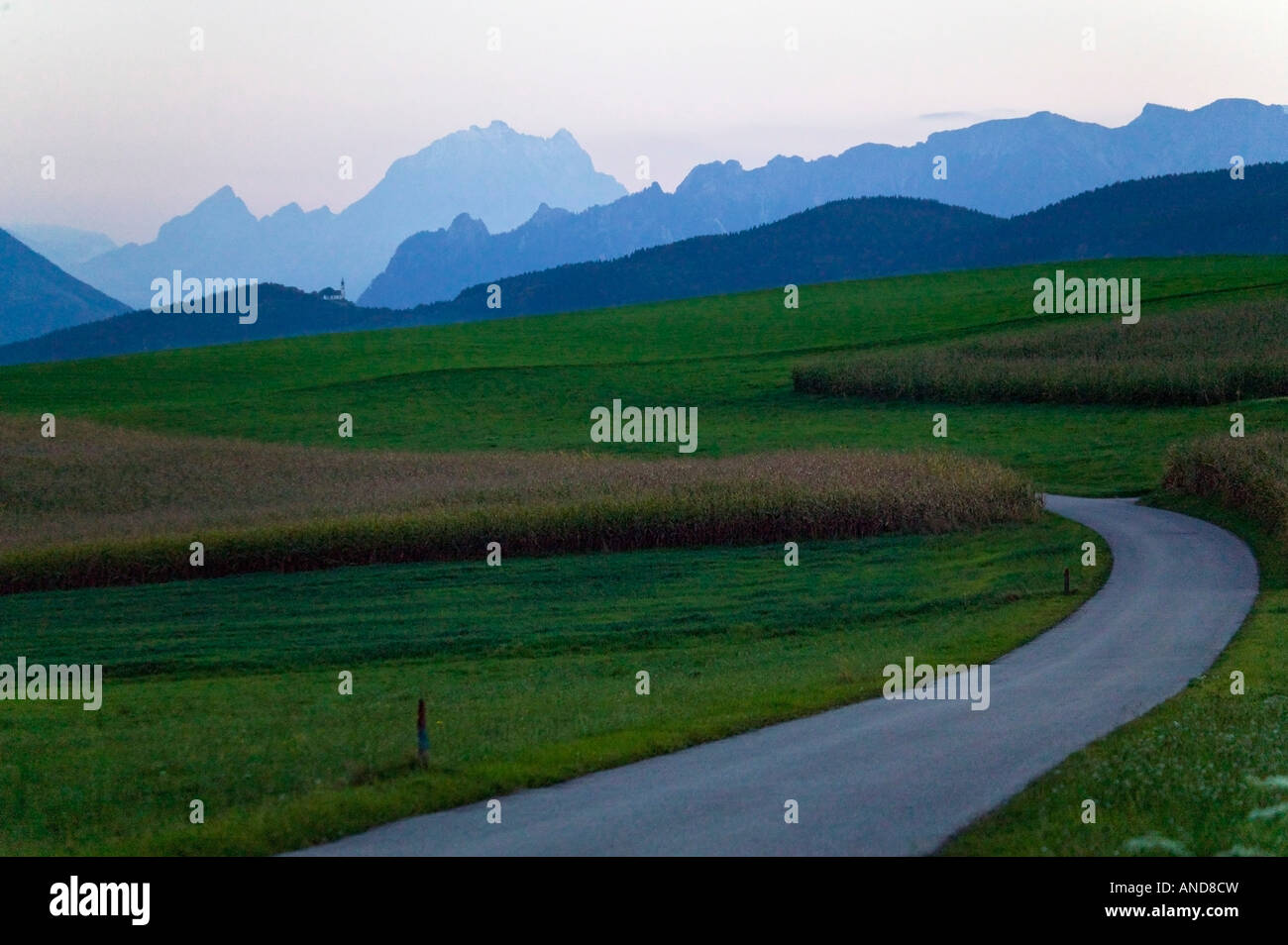 Alps Southern Bavaria Germany Stock Photo - Alamy