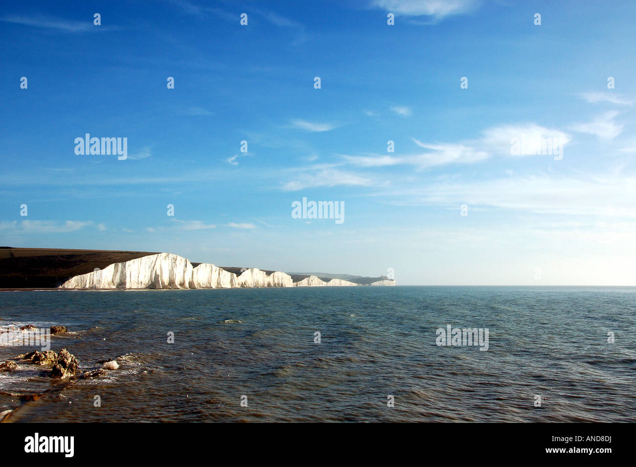 The Seven Sisters cliffs, East Sussex, UK Stock Photo - Alamy